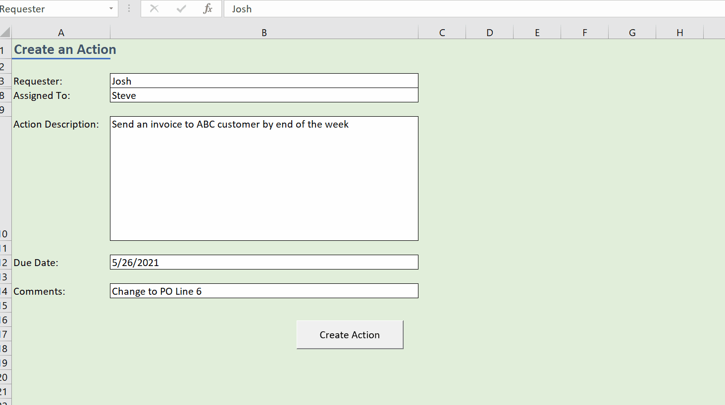 Excel - Automation - Stephen Tran Portfolio