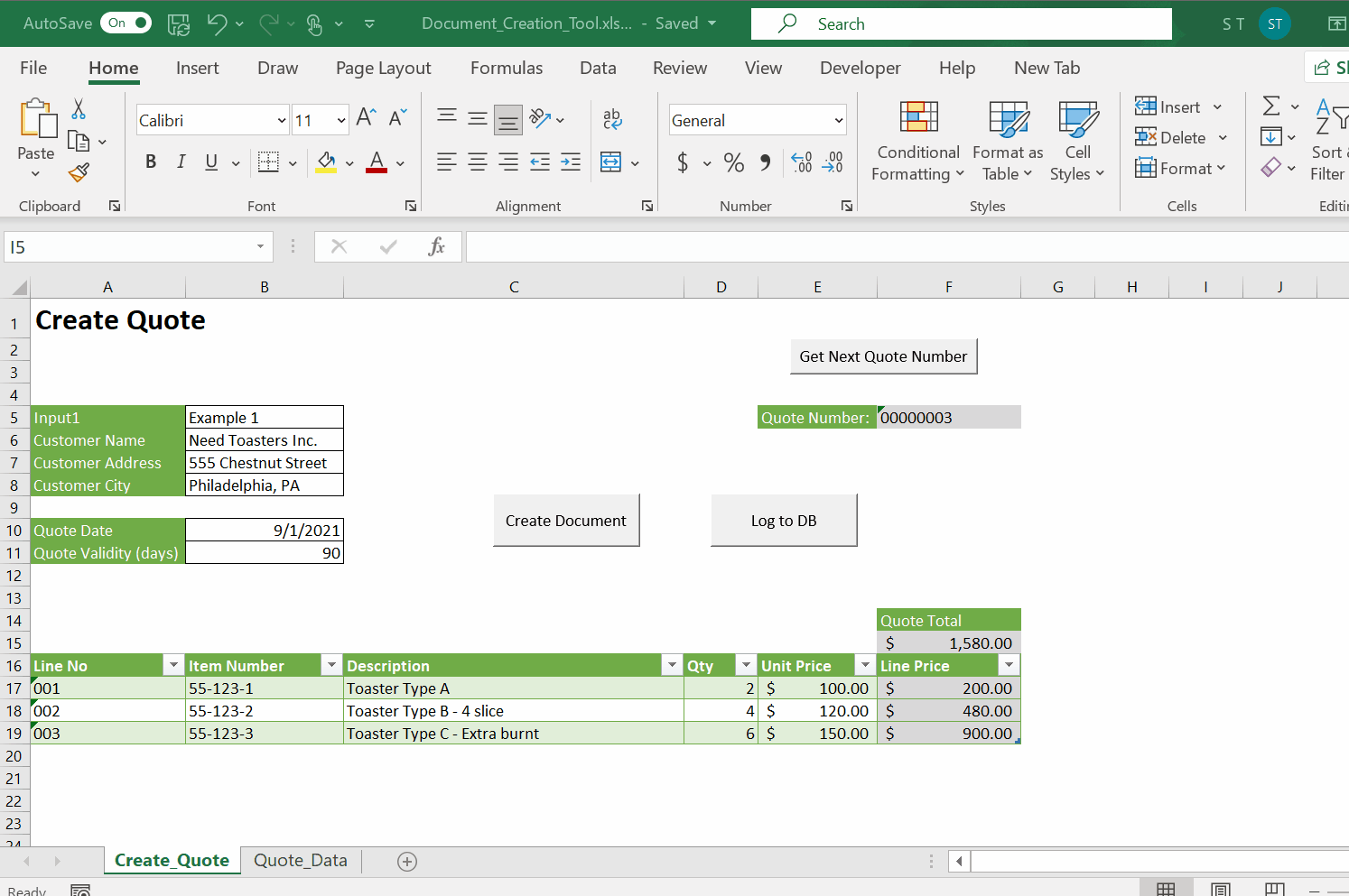 Excel - Automation - Stephen Tran Portfolio